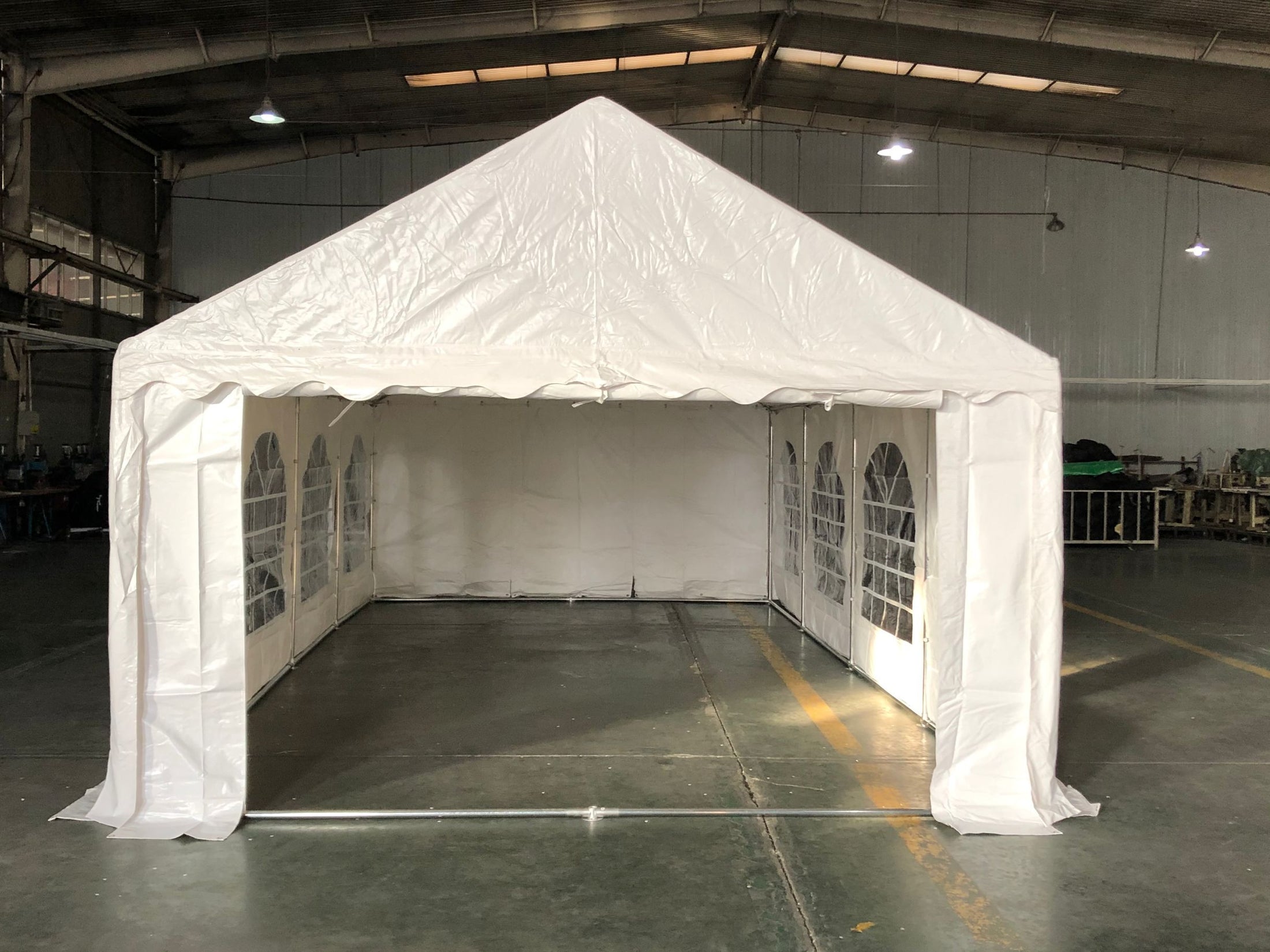 6x6m Premier Grade Heavy Duty Galvanized Frame PVC Fabric Party Tent M ...